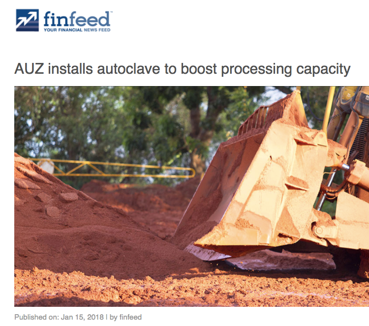 AUZ Weeks Away From Delivering Offtake Samples of Critical Battery Metals