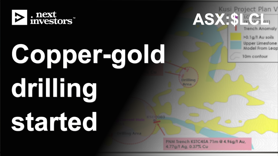 Copper-gold drilling started