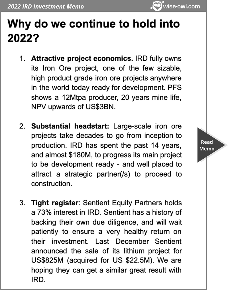 Can IRD be the next to join the big league?