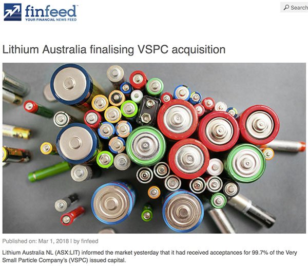 LIT to Power Up Lithium-ion Batteries at its Innovative World-First ...