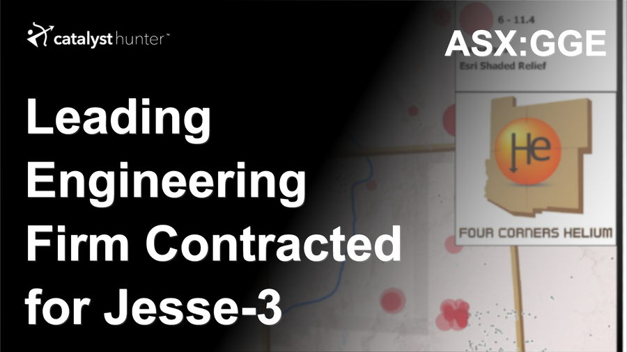 Engineering firm announced for Jesse-3 Target