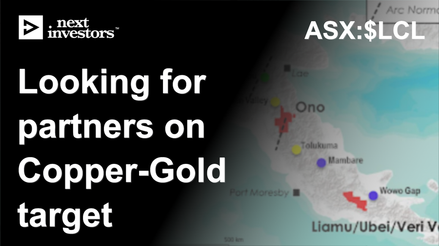 LCL seeks JV partners for another new copper-gold target