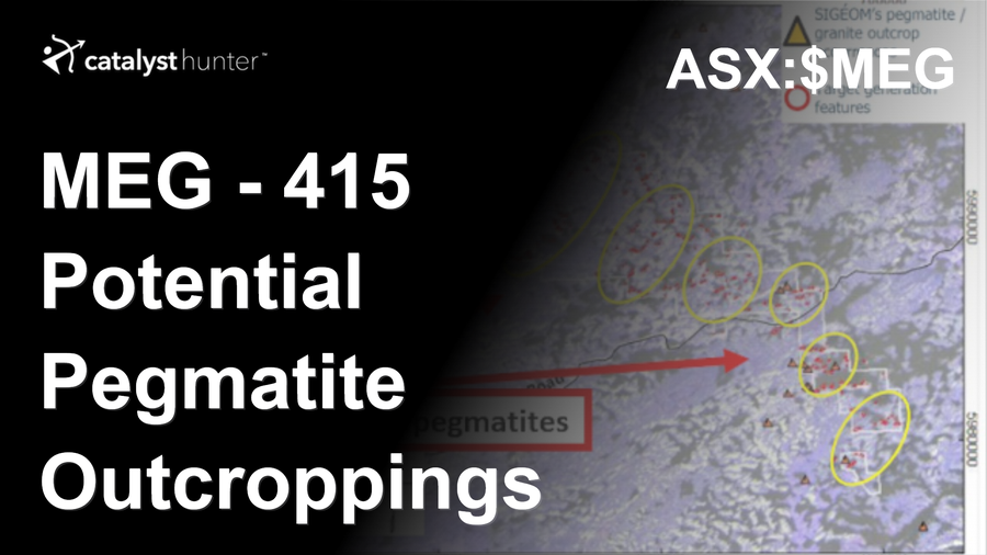 Megado reveals 415 potential pegmatite outcroppings
