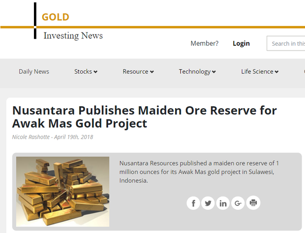 Upbeat DFS points to Long Life Gold Mine