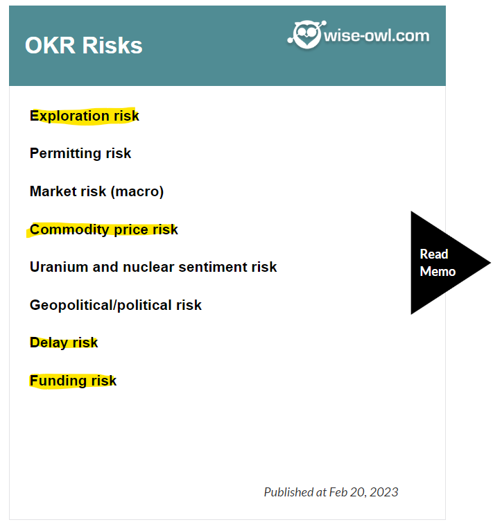 US rushing to secure uranium supply - OKR drilling next quarter