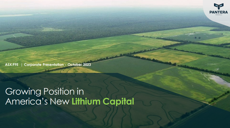 Pantera lays out USA lithium ambitions