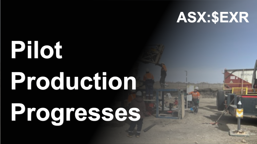 EXR: Positive update on CBM pilot production