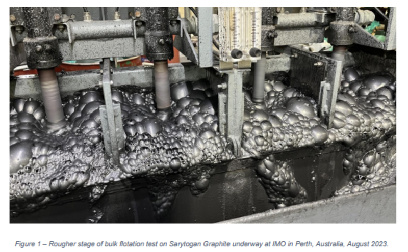 Higher Concentrate Graphite Grades Achieved
