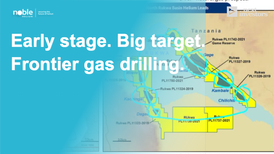 Early stage. Big target. Frontier gas drilling.