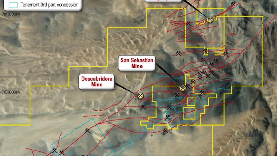 MNE producing up to 100 tonnes a day at San Sebastian in Chile